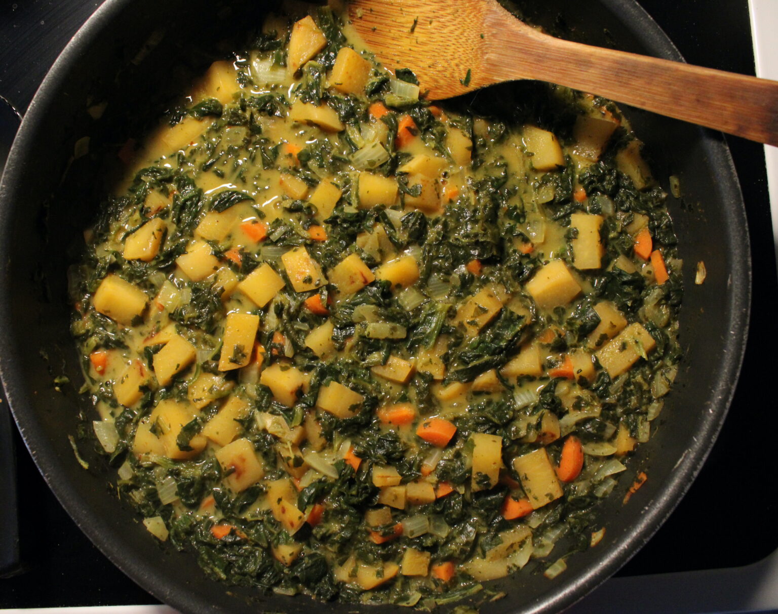 Rutabaga & Spinach Curry - Hearty at Home One-Pot Meals