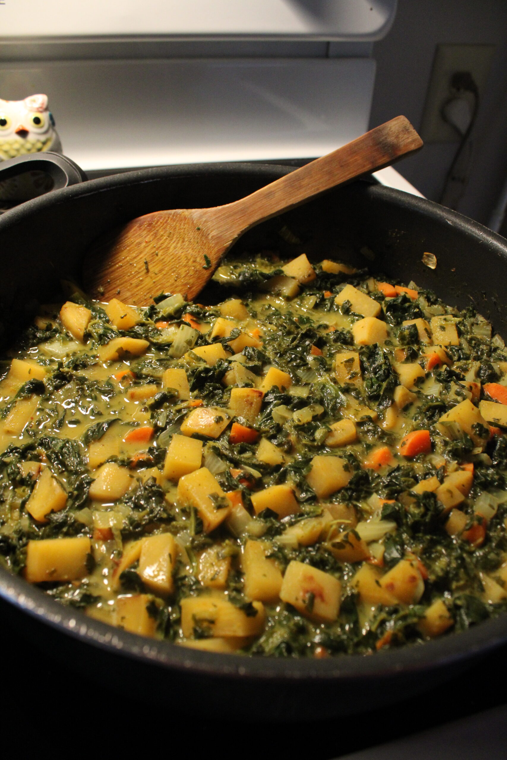 Rutabaga & Spinach Curry - Hearty at Home One-Pot Meals