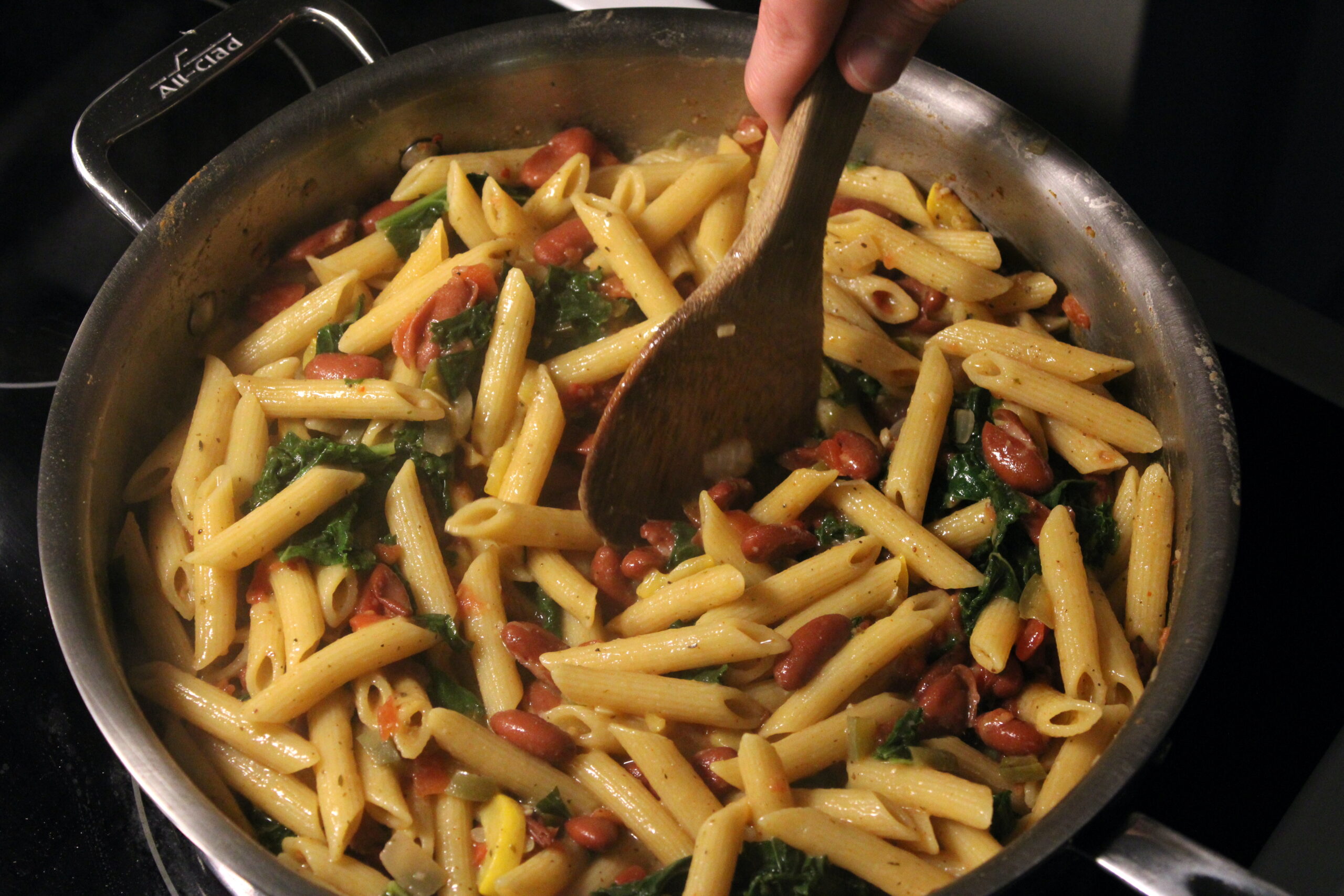 Cajun Pasta & Red Beans - Hearty at Home Recipes
